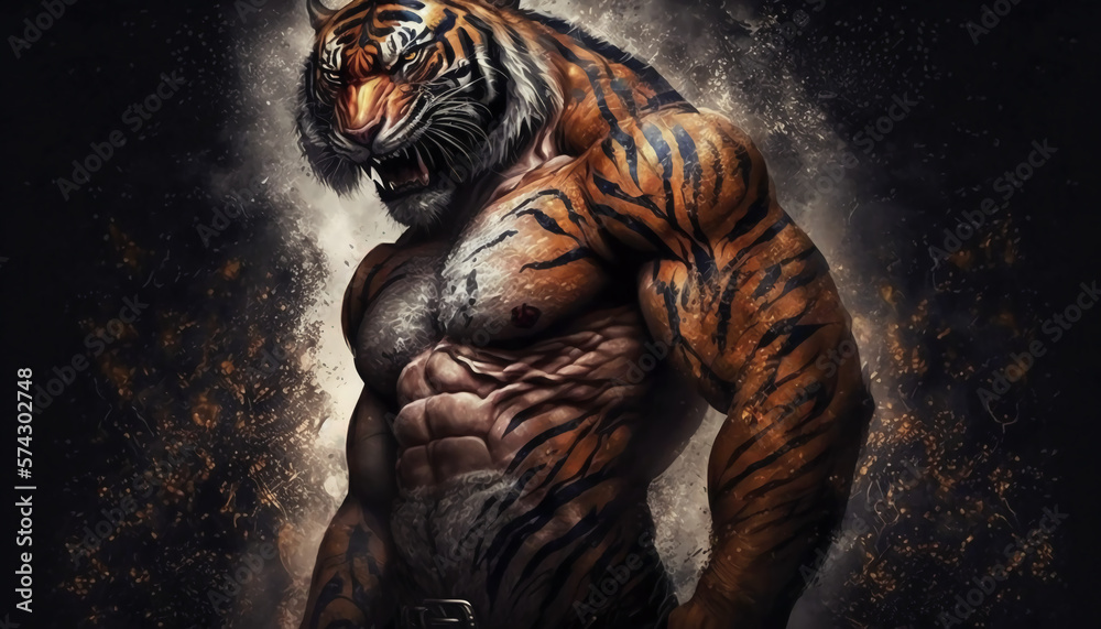 Muscular Tiger