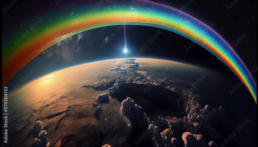 Rainbow Pictures From Space