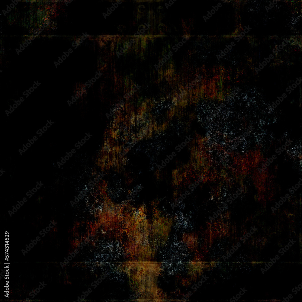 Cracked dark abstract watercolor hell spots and drip pattern in red ...
