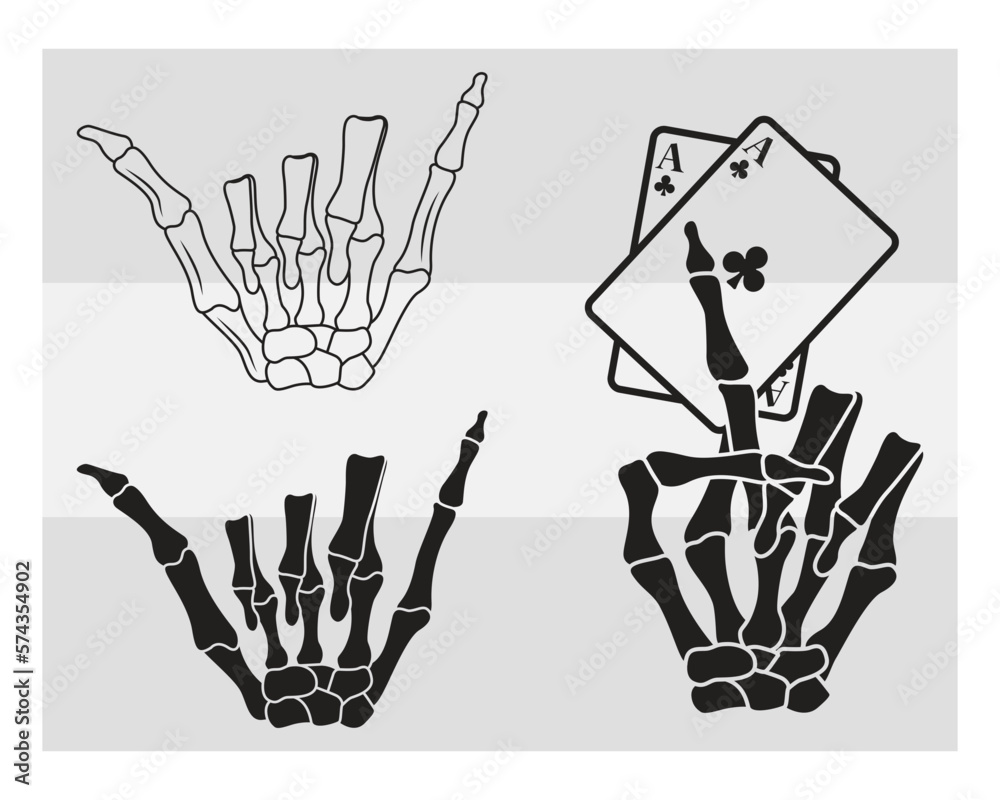 Skeleton Hands SVG, Skeleton Hands, Middle Finger, Rack Hand, Grabbing ...
