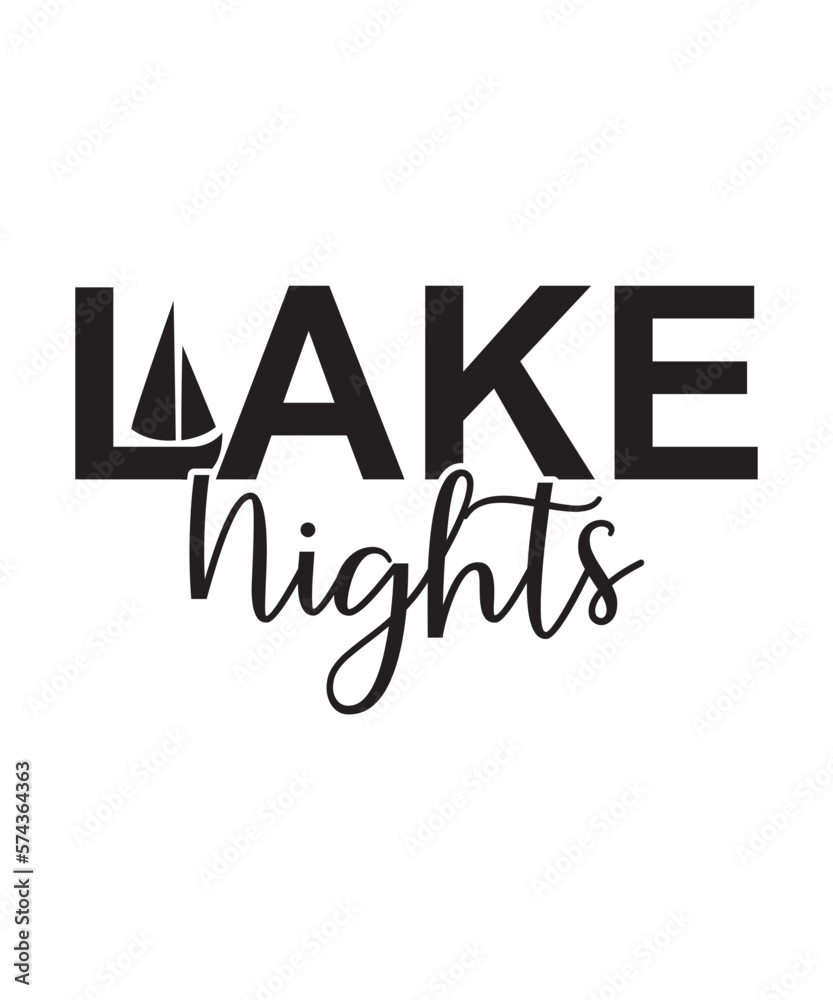 Lake SVG, Lakehouse SVG Bundle, Lake Quotes SVG, lake shirt svg, boat ...
