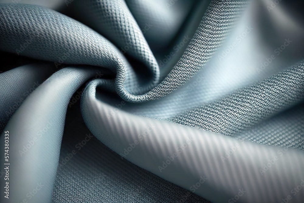 Lightweight cotton fabric, close up textured background din pale light ...