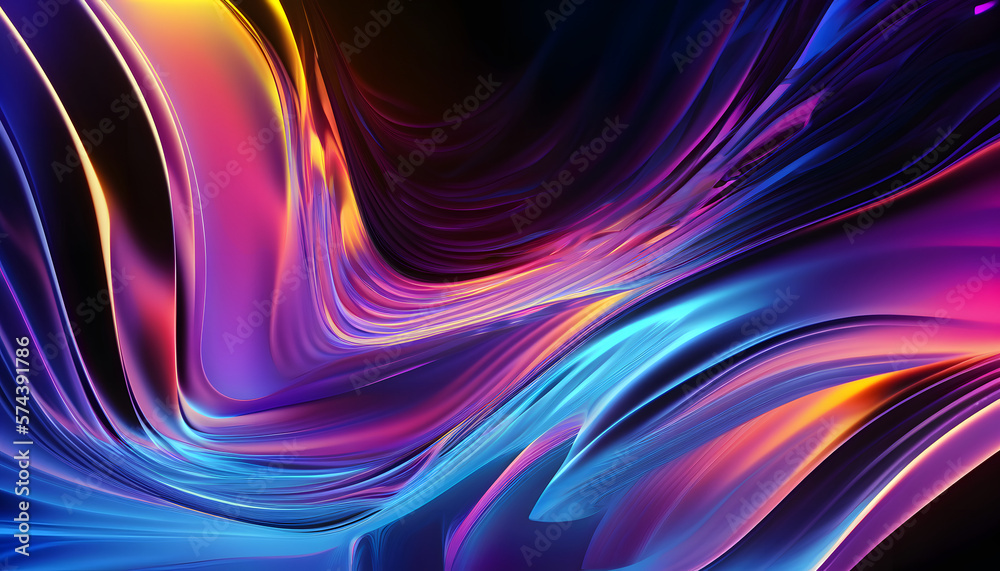 Dynamic Fluid, a Colorful and Vibrant 3D Wallpaper for a Mesmerizing ...
