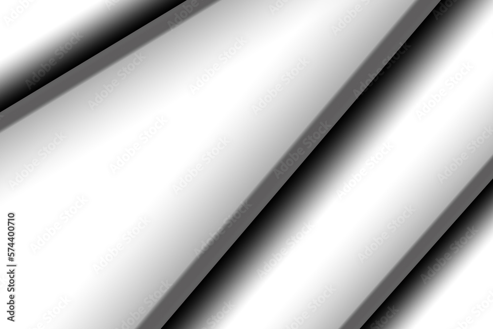 3D white background design forming cool abstract shapes in bright clean ...