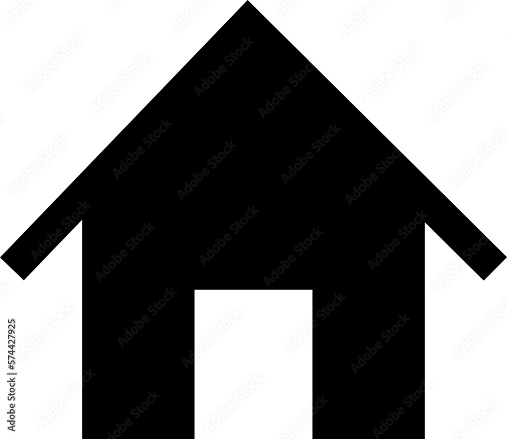 House icon. Home sign. Real estate. Flat style houses symbols for apps ...