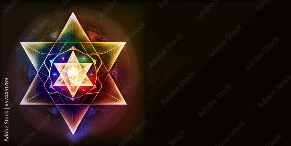 Activated chakra, sacred geometry, colors, merkaba is activated ...