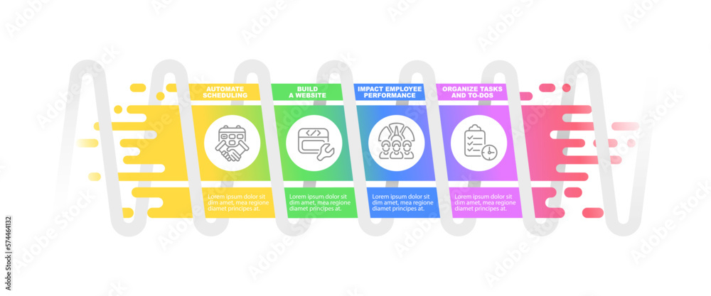 Marketing infographic chart design template. Project management ...