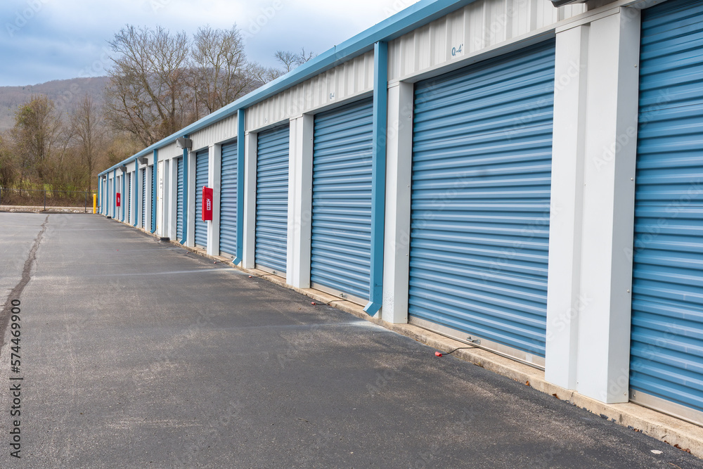 Rental storage units and climate con self storage facility with fire ...