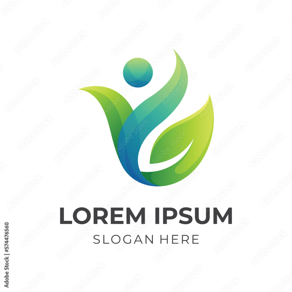 3d Human Logo