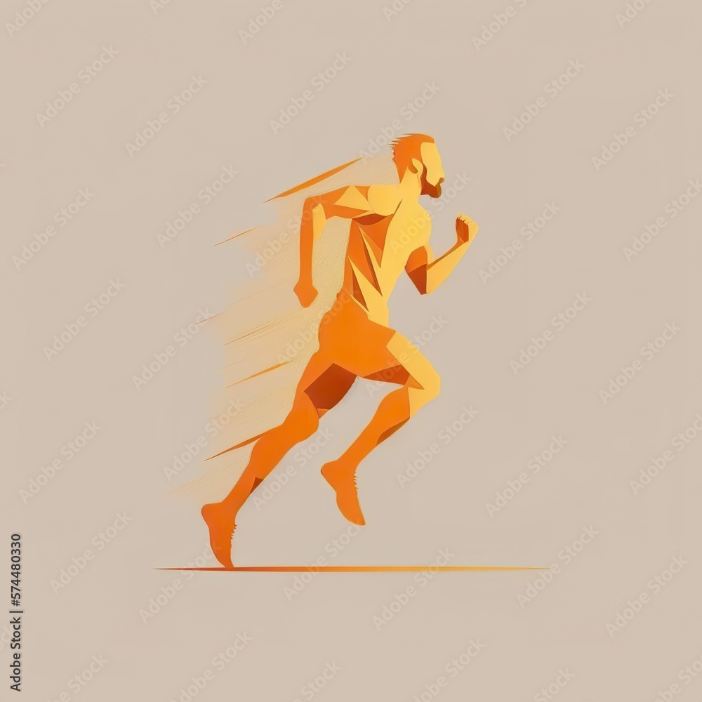 running Indian asian sport illustration people exercising athletes ...