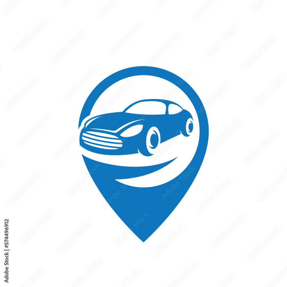 Car location logo images Stock Vector | Adobe Stock