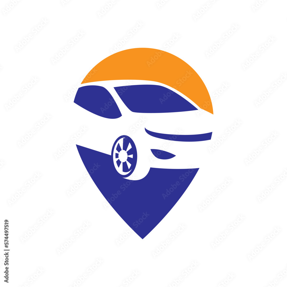 Car location logo images Stock Vector | Adobe Stock