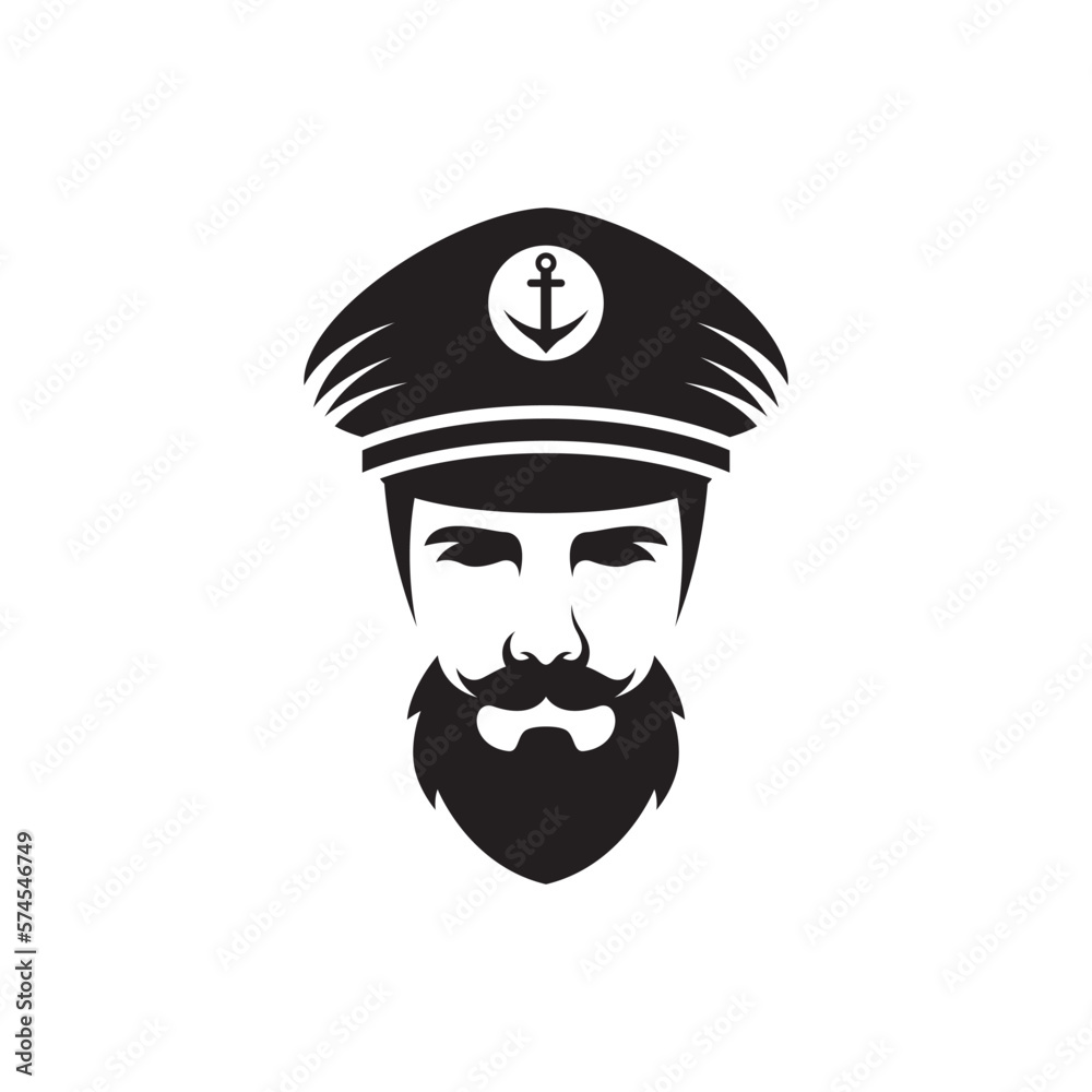 Captain logo images Stock Vector | Adobe Stock