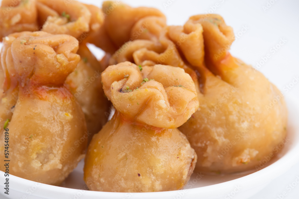 Kalash Gujiya Or Potli Gujia Meetha Also Called Pirukiya, Pirukia ...