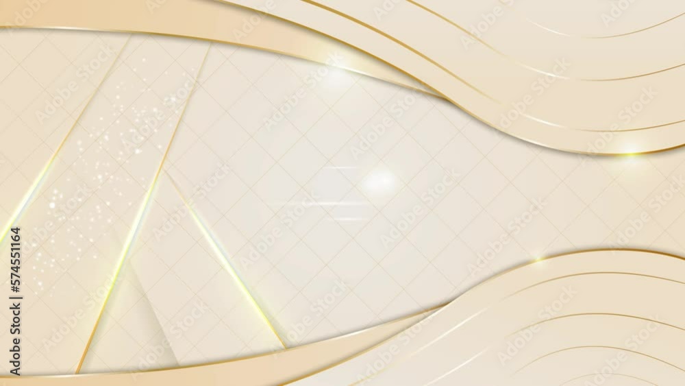 Elegant Gold Luxury Background 4k animation of abstract luxury ...
