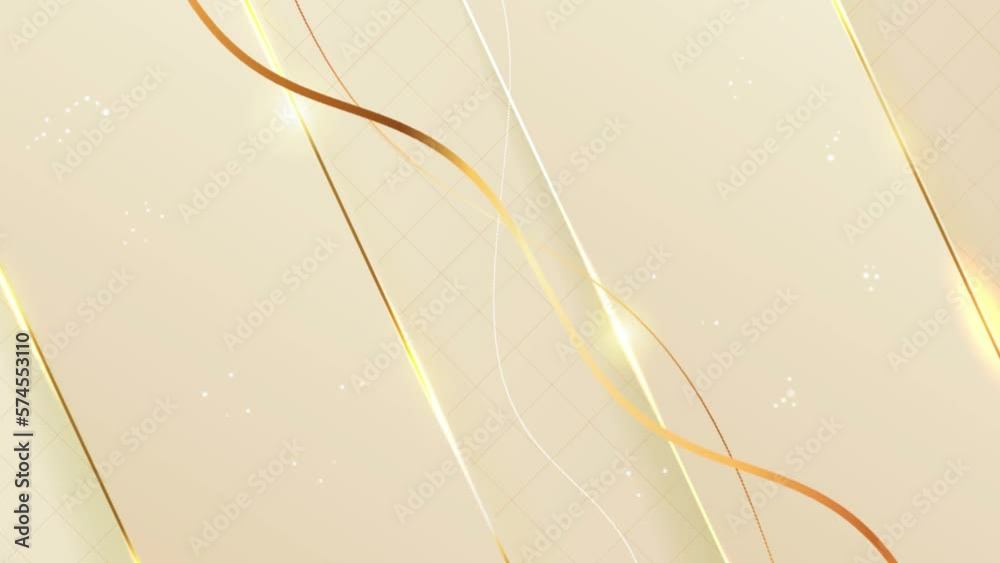Stockvideo Elegant Gold Luxury Background 4k animation of abstract ...