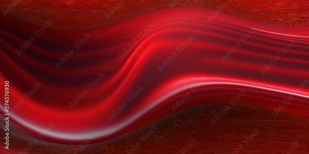 Red Liquid Wave, Fly Moving With Red Abstract Background Wallpaper ...