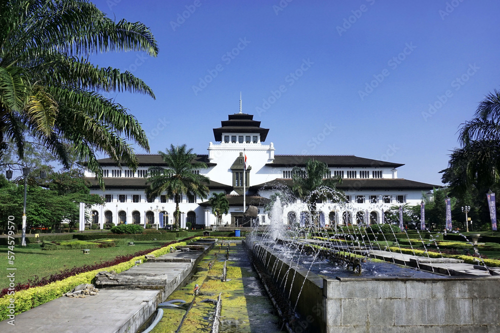 Gedung Sate ( Sate palace ), iconic governor's office building in ...