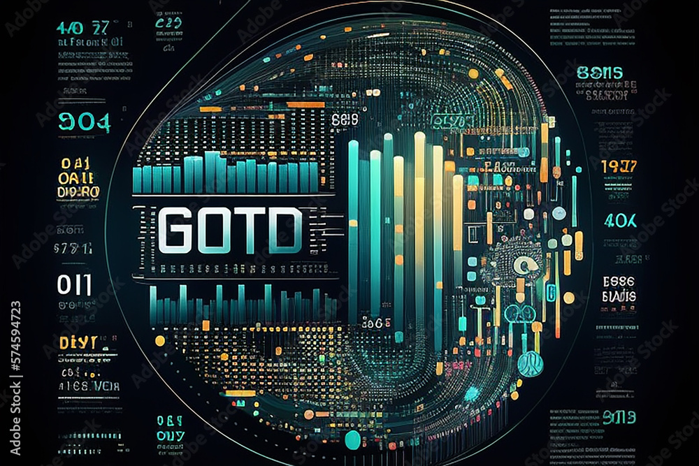 big data information, zettabytes, petabytes, database and world ...