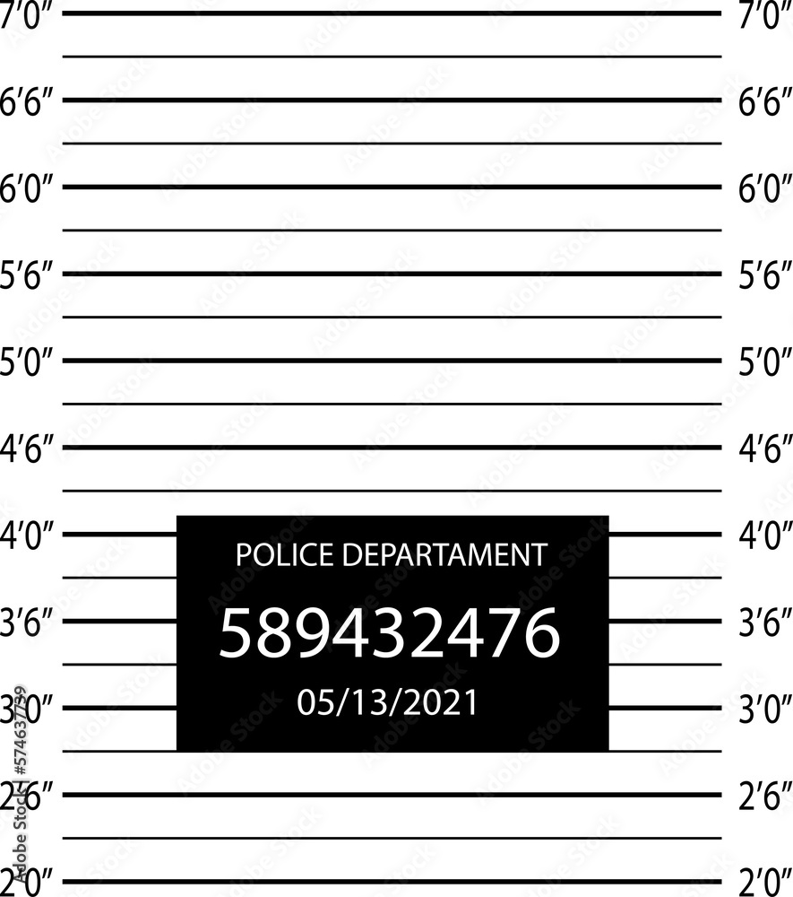Police lineup or mugshot background. For photography of criminals and ...