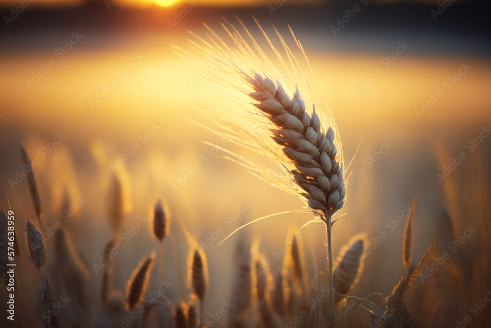 Campo De Trigo Y Sol