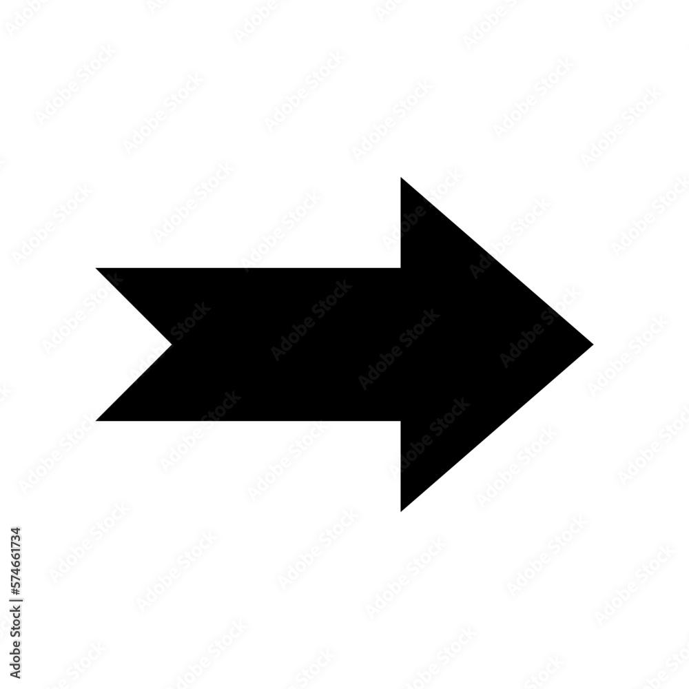 Vetor de one way only or this way only forward black and white sign ...