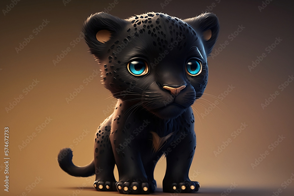 Baby Panther Cartoon