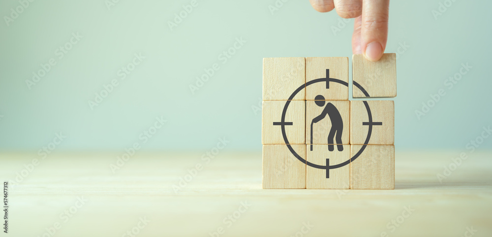 Targeting elderly consumers. Aging consumers marketing. Buying and ...