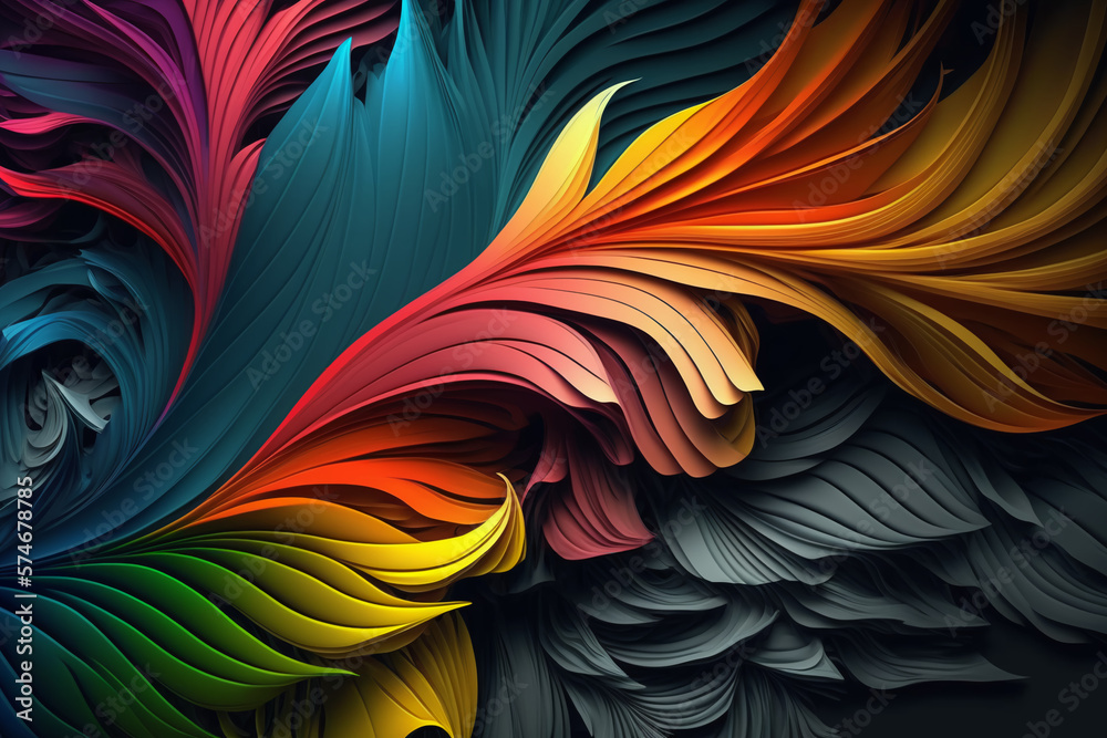 background multicolored, wallpaper, modern art Stock Illustration ...