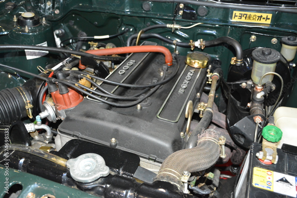 Toyota sprinter trueno engine at TransSport Show in Pasay, Philippines ...