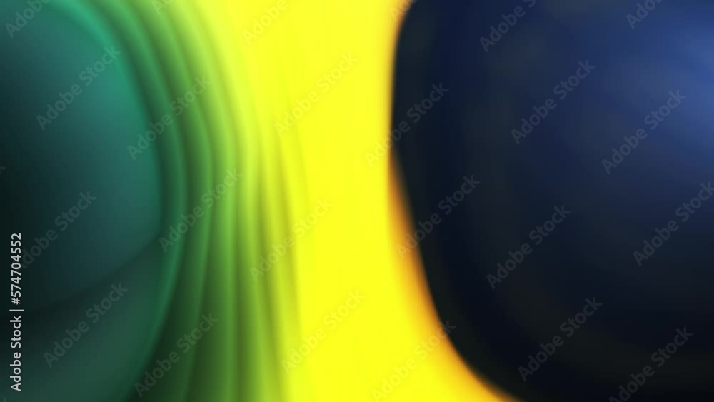 Green and yellow abstract tiny strands glued and waving together on a ...