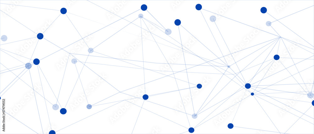 Navy blue network. Abstract connection on white background. Network ...