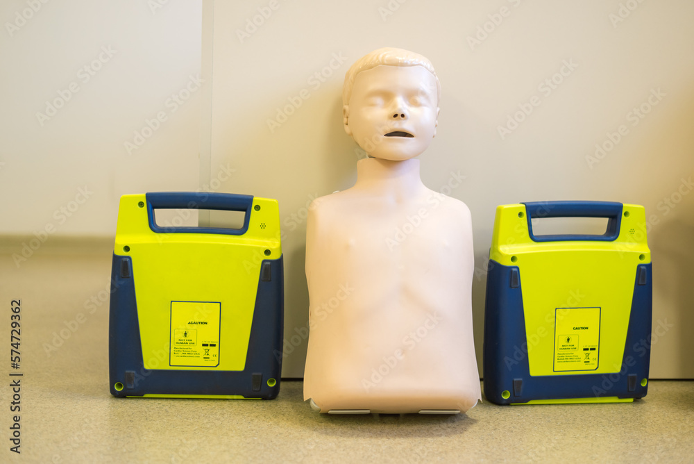 Manikin for demonstration of CPR Cardiopulmonary resuscitation for ...