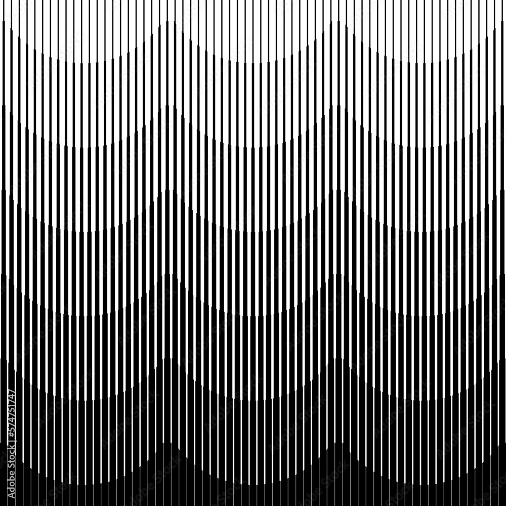 Vecteur Stock Degrade square seamless pattern. Black fading line ...