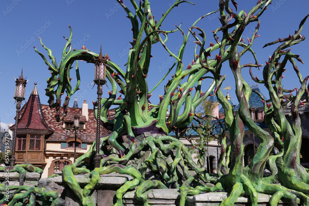 Parc à thème Disneyland Paris et Walt Disney Studios Stock Photo ...