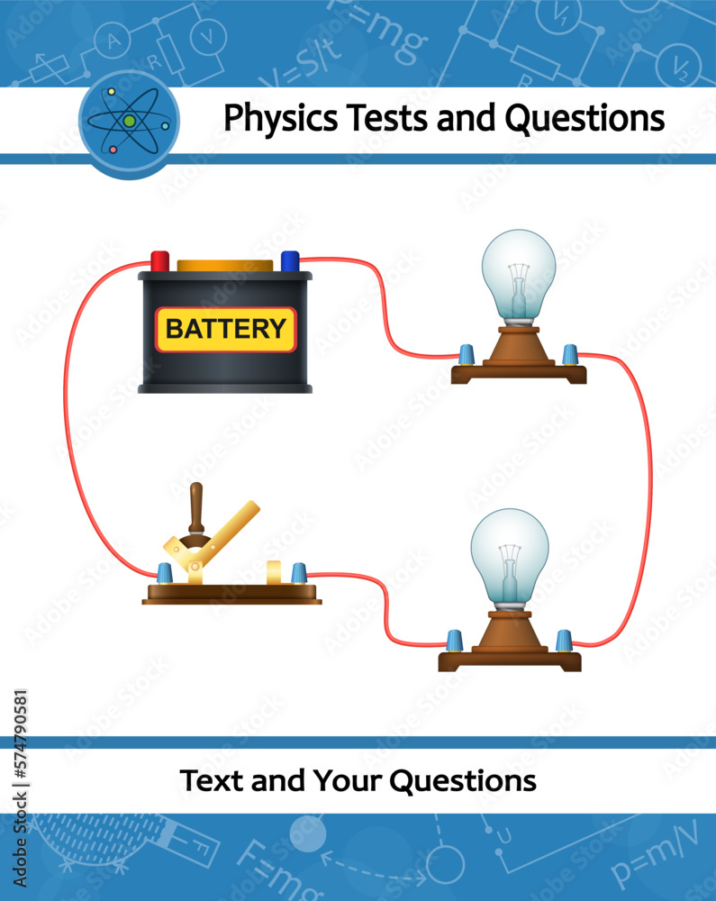 Physical experiment of studying electric current in an electrical ...
