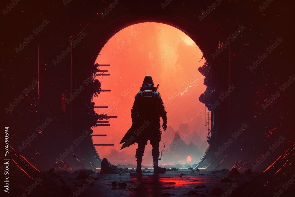 in a world where humans have colonized the stars, a mercenary must ...