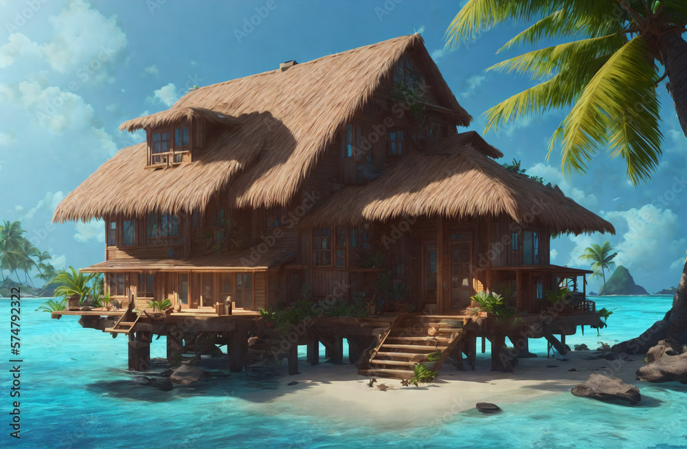 Tropical Island House