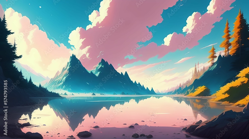 Beautiful landscape wallpaper store