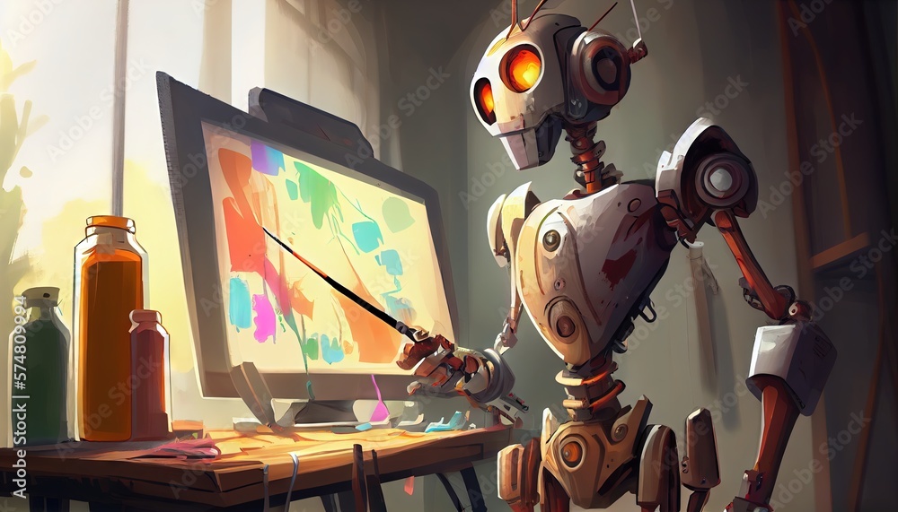 AI artist image generated by artificial intelligence. Prompt craft and ...