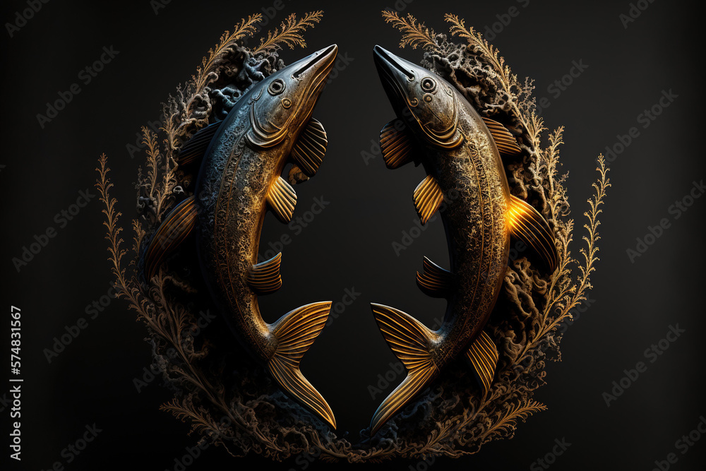 ichthys symbol in Christianity. two fish shaped black arcs. version ...