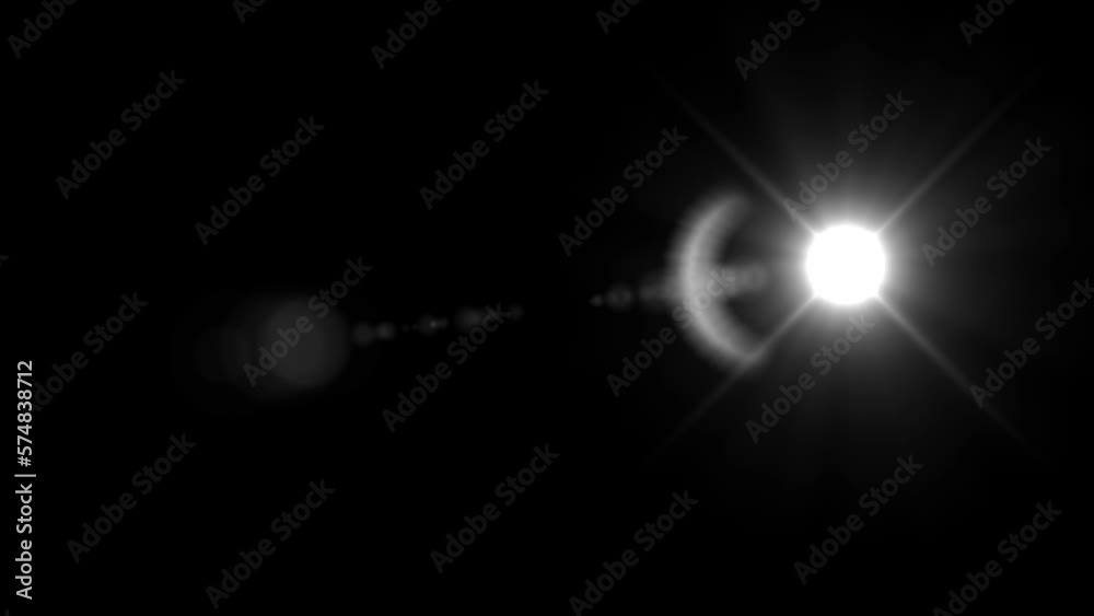 White lens bright lens flare lighting abstract motion background,Lens ...