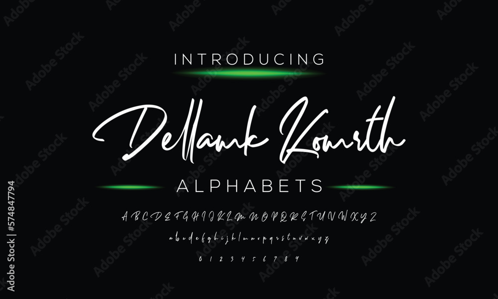 Signature Font Calligraphy Logotype Script Brush Font Type Font ...