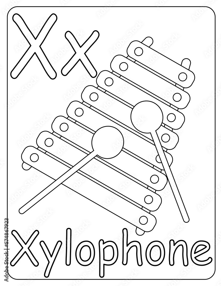 Kids ABC cards. Letter study set, english alphabet with food, animals ...