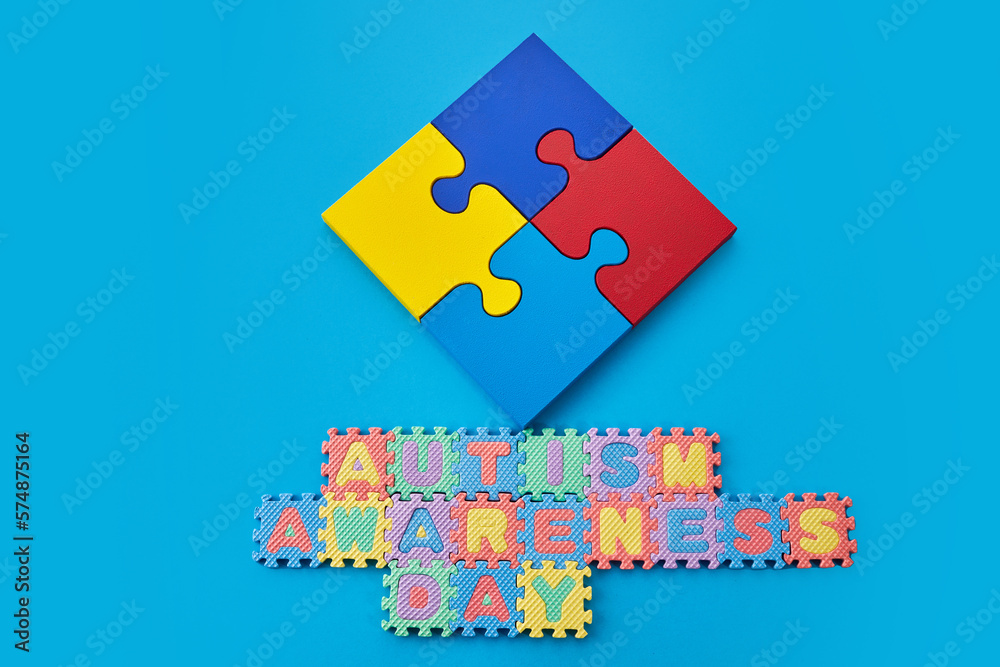 World Autism day background. 2 April world autism awareness day ...