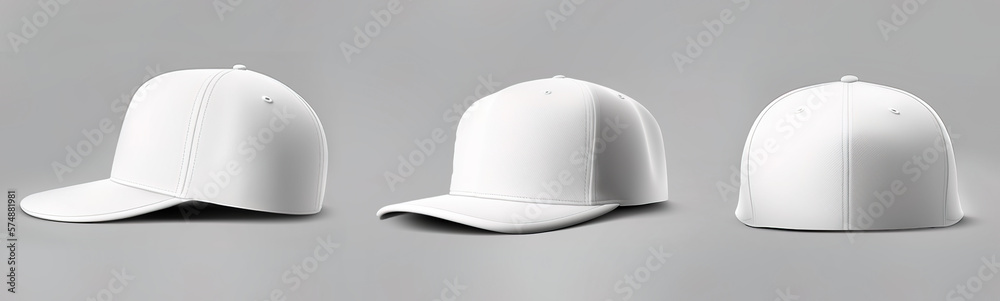 Empty white hat, a blank template for design Stock Illustration | Adobe ...
