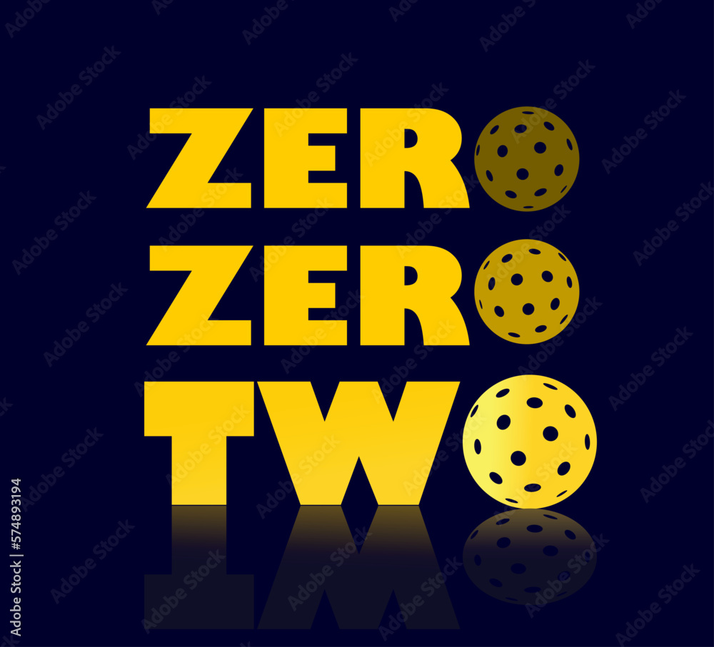 Unique editable vector file of pickleball term words with fallen ball ...