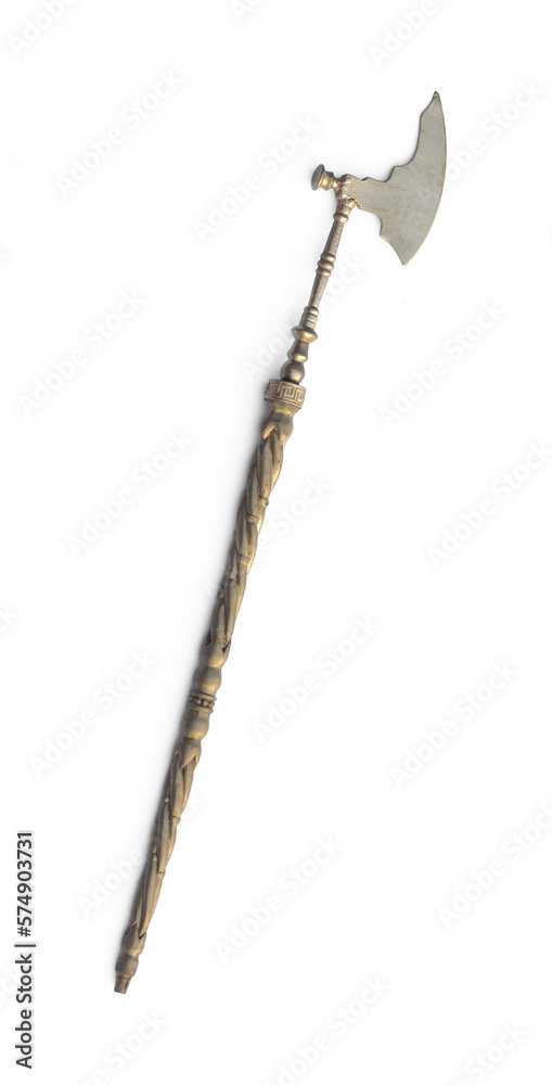 medieval weapon halberd isolated on white background Stock Photo ...
