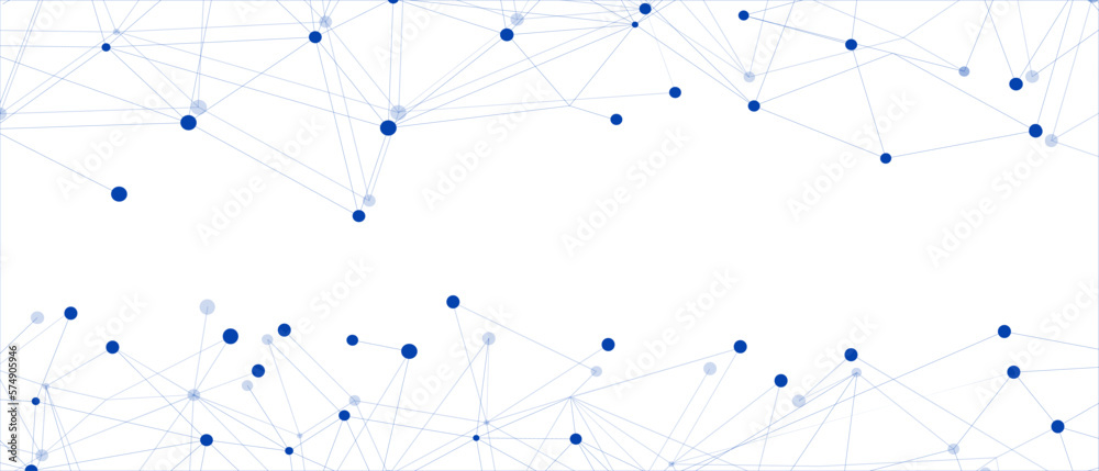 Navy blue network. Abstract connection on white background. Network ...