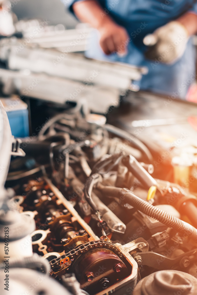 Car engine inspection adjusting shaft and valve for the best ...